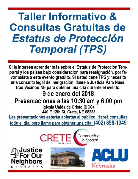 City of Crete Nebraska - Free Temporary Protected Status (TPS ...