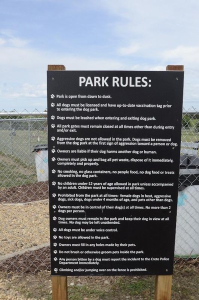 City of Crete Nebraska - Crete Waggin' Tail Dog Park