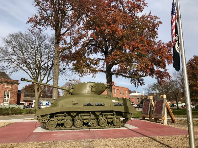 City of Crete Nebraska - City Park Veterans Monument takes shape