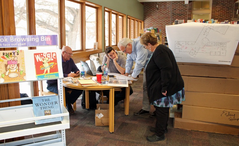City of Crete Nebraska - New library interior and site planning